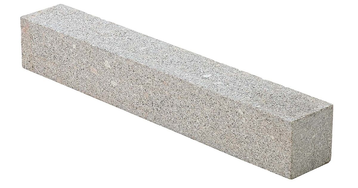 Straight Kerb - Silver Grey Granite | CED Stone