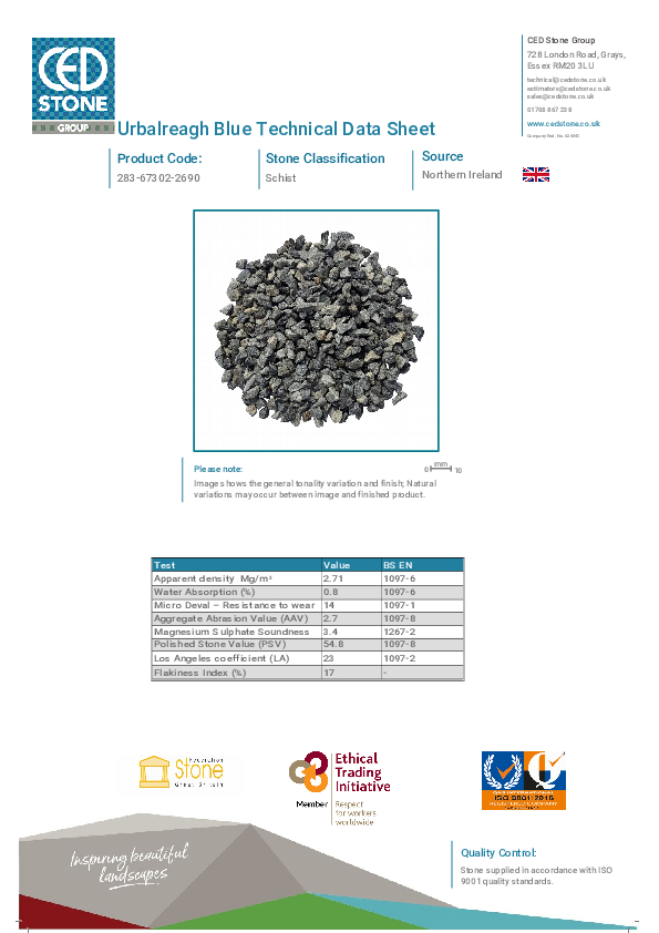 Urbalreagh Blue Aggregate | CED