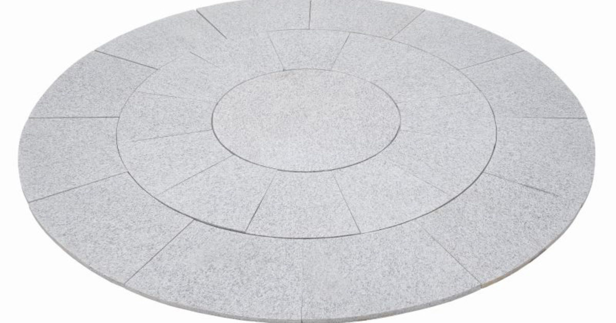 Silver Grey Granite Circle | CED Stone