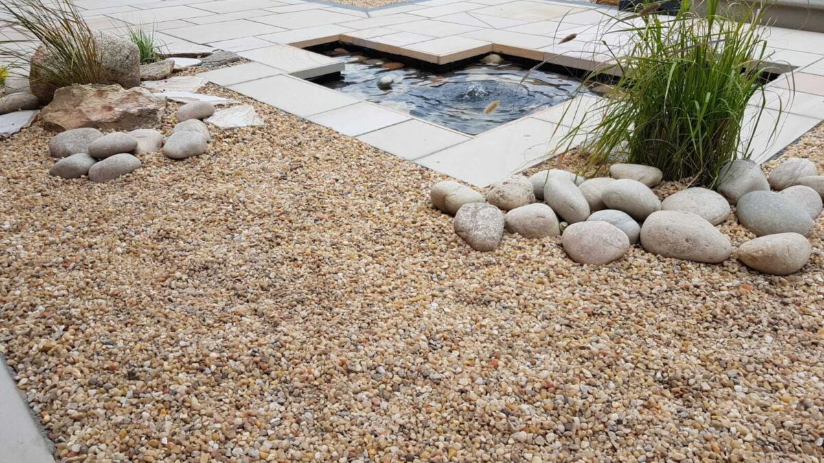 Buff Quartz Gravel | CED Stone