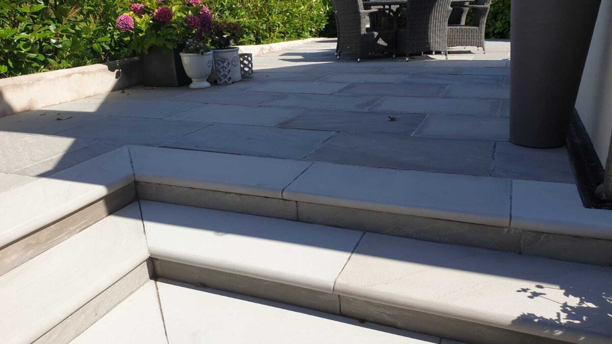 Project case study: Indian Paving & Sovereign Steps - Grey | CED Stone