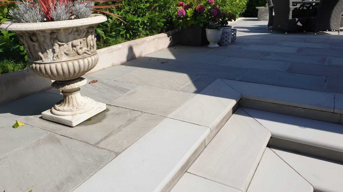 Project case study: Indian Paving & Sovereign Steps - Grey | CED Stone