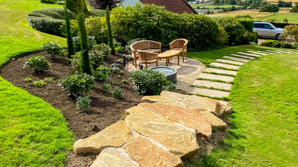 Slabby Sandstone Rockery | CED Stone