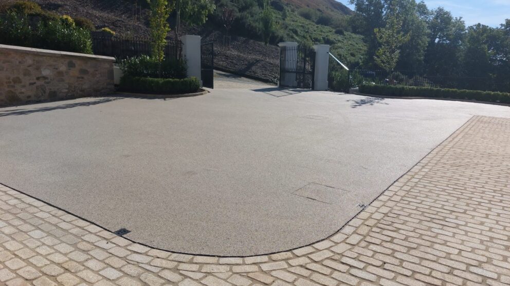 Oyster Pearl Resin Bound Driveway Case Study | CED Stone
