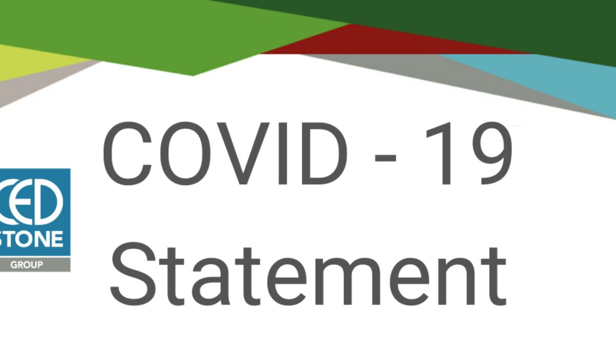 News item: COVID - 19 - Statement | CED Stone